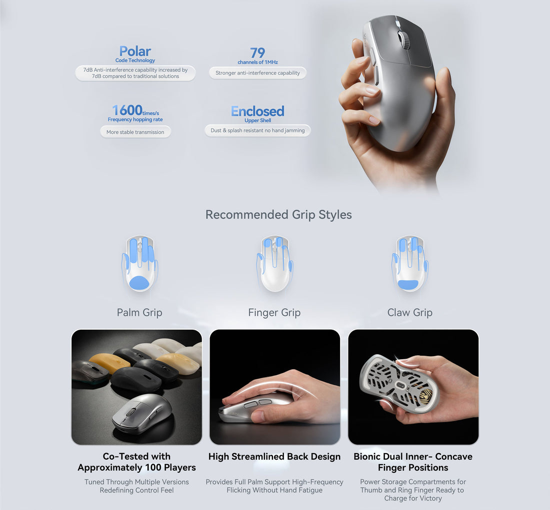 VGN Dragonfly King Magnesium Alloy Wireless Gaming Mouse