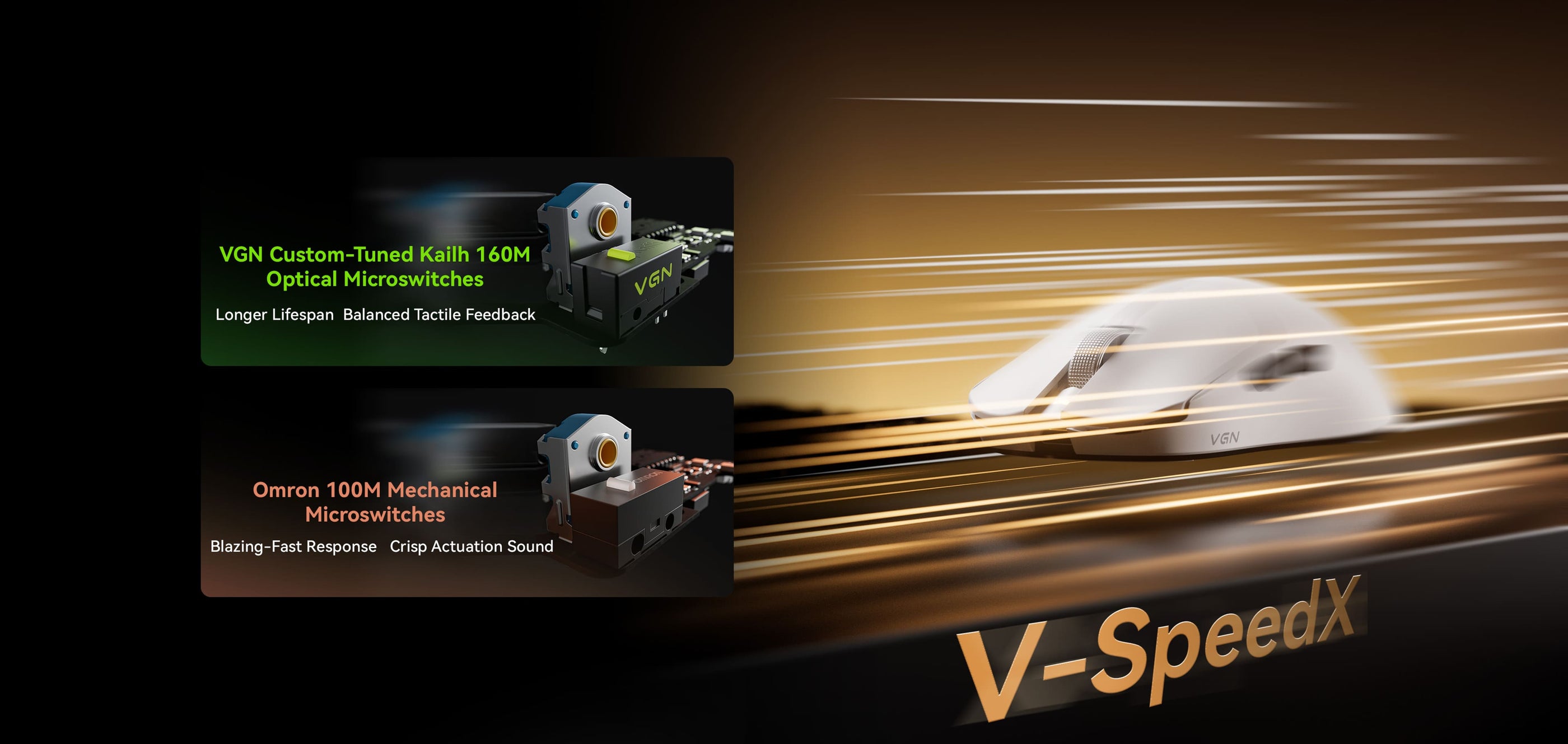 VGN Dragonfly F2 Master Ultra-Lightweight Wireless Mouse