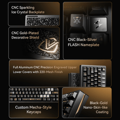 VGN FLASH 75HE Aluminum Magnetic Switch Keyboard