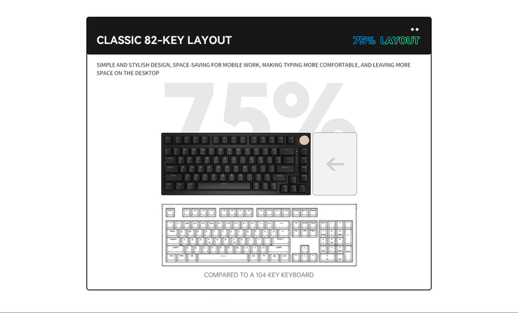 VGN N75 Wired Mechanical Keyboard