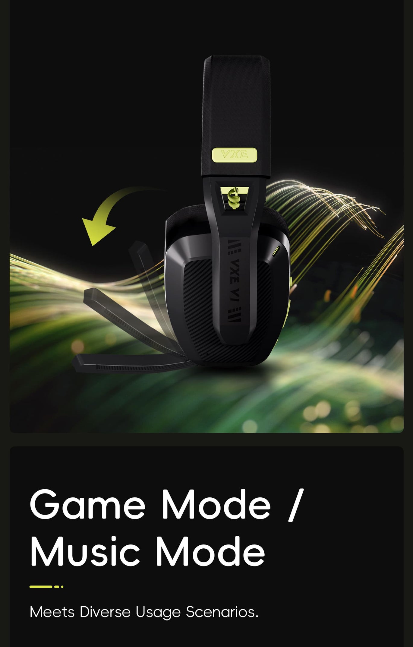 VGN VXE Siren V1 Tri-Mode Lightweight Gaming Headset