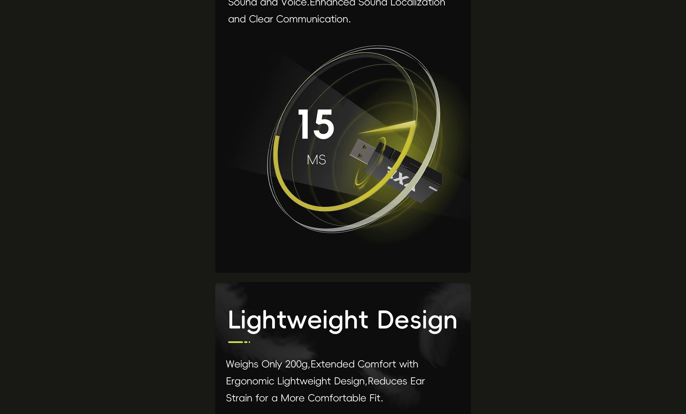 VGN VXE Siren V1 Tri-Mode Lightweight Gaming Headset