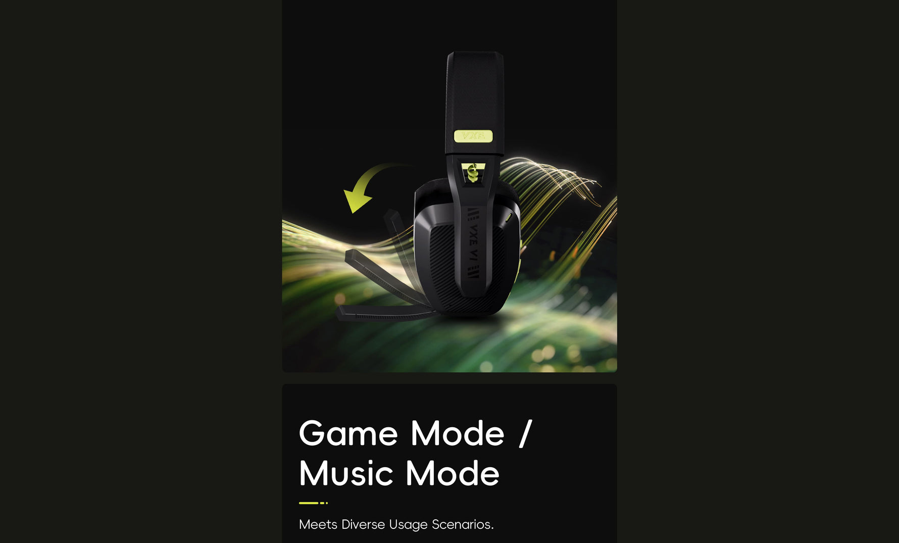 VGN VXE Siren V1 Tri-Mode Lightweight Gaming Headset