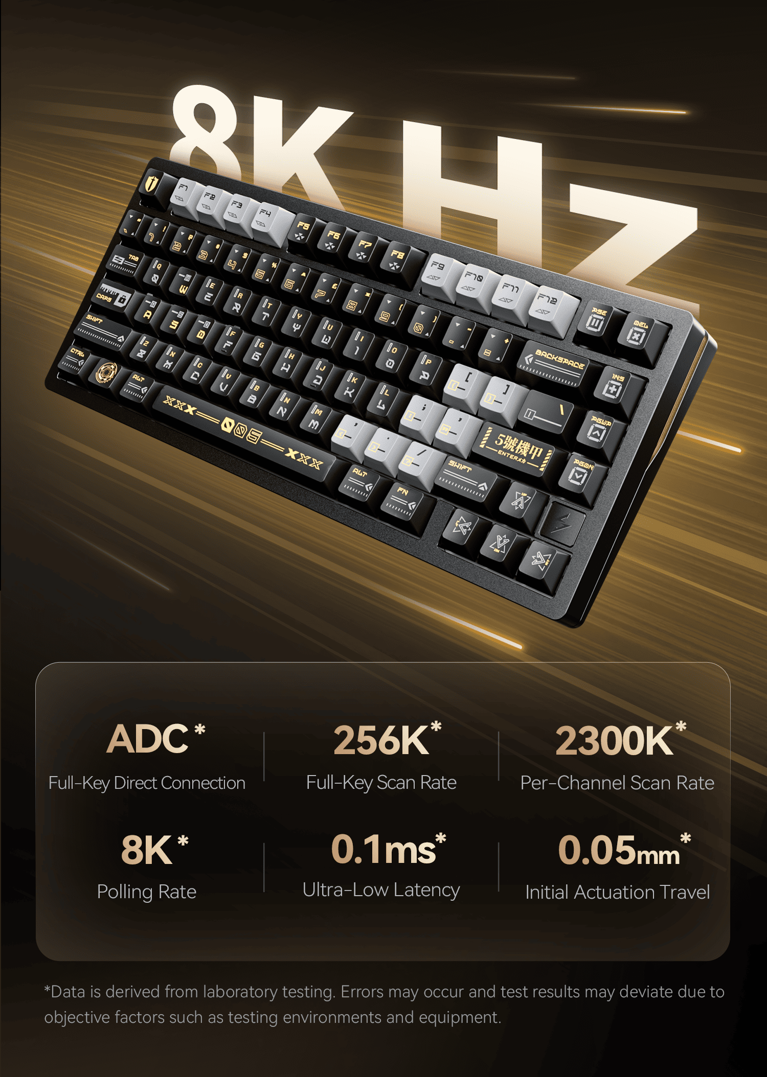 VGN FLASH 75HE Aluminum Magnetic Switch Keyboard