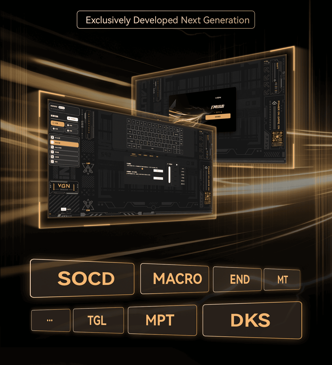 VGN FLASH 75HE Aluminum Magnetic Switch Keyboard