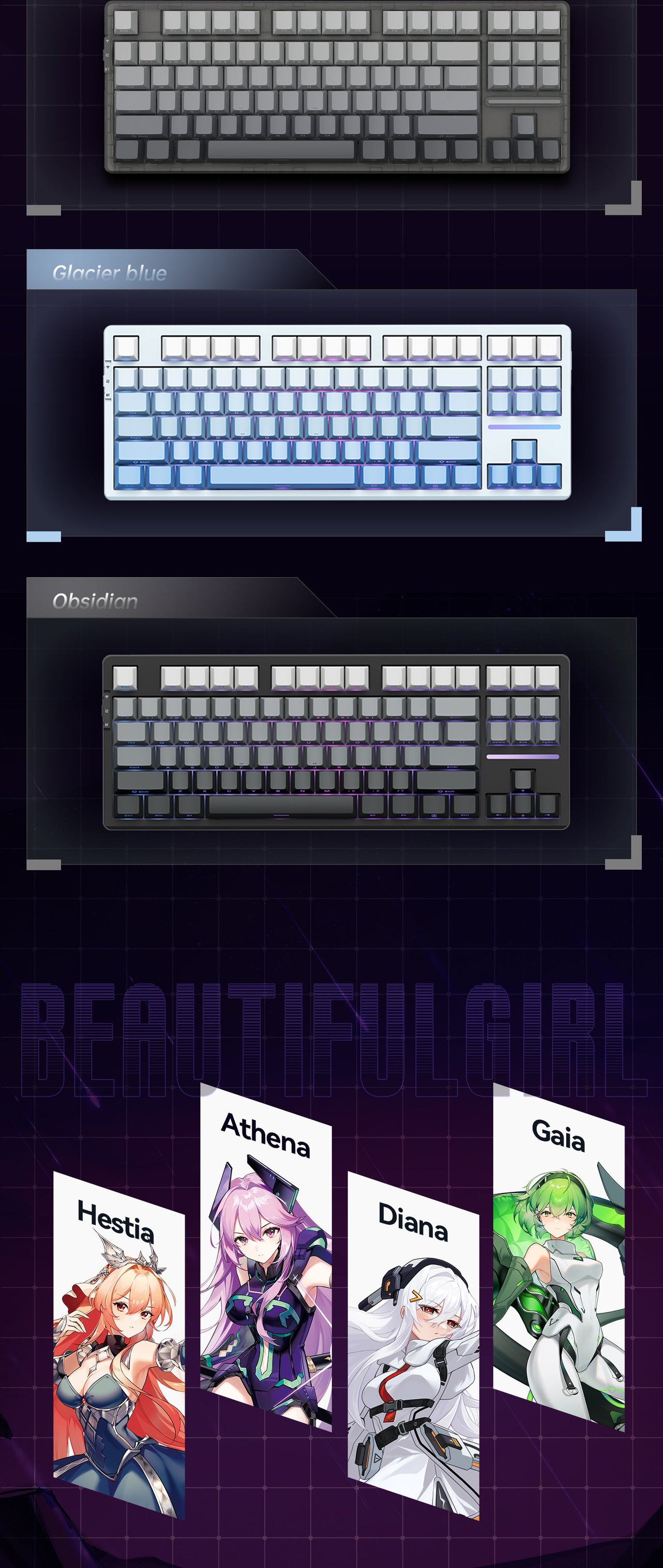 VGN V87 Wireless Mechanical Gaming Keyboard