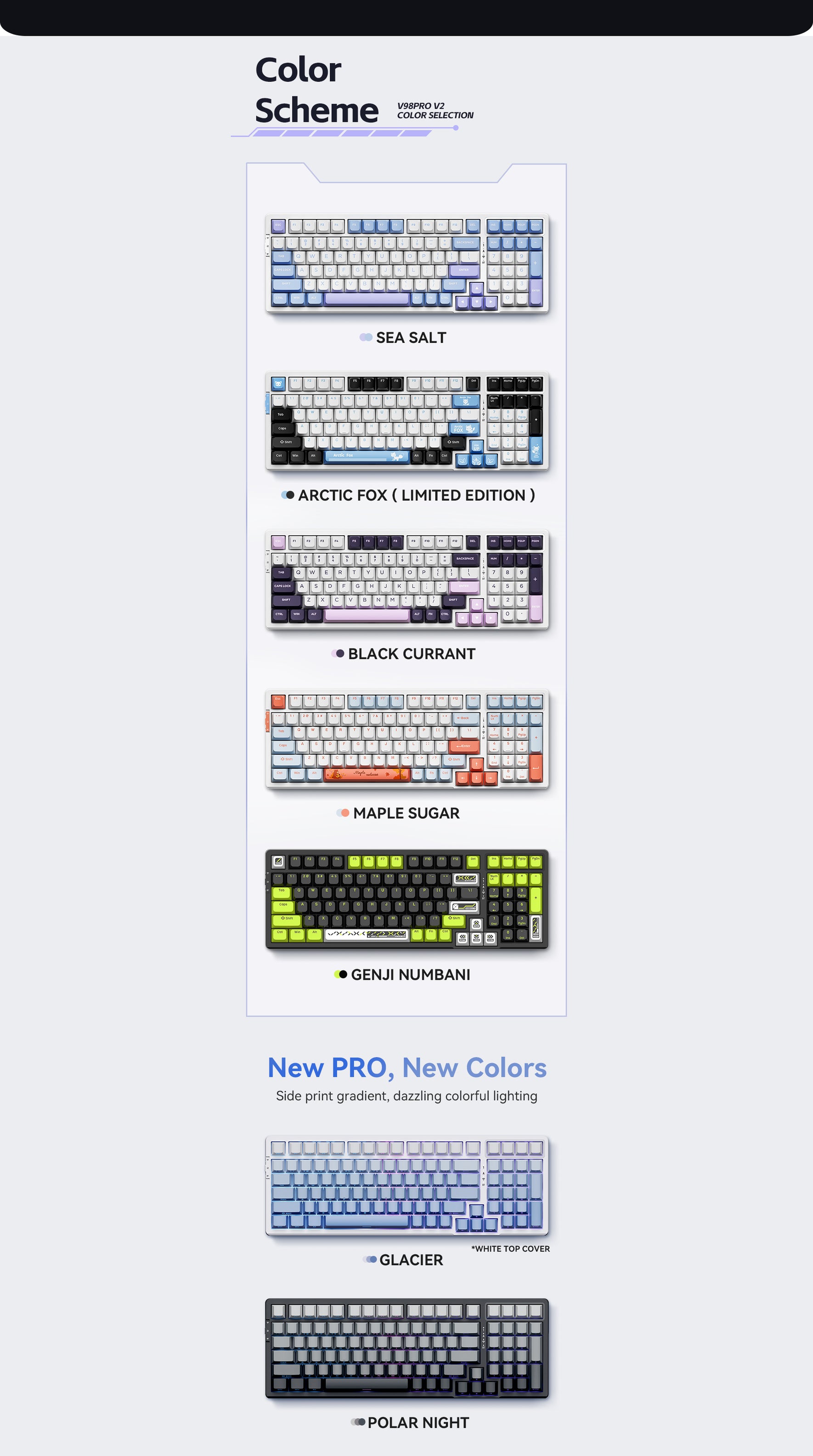 VGN V98 Pro V2 Wireless Mechanical Keyboard – OZO Keyboards