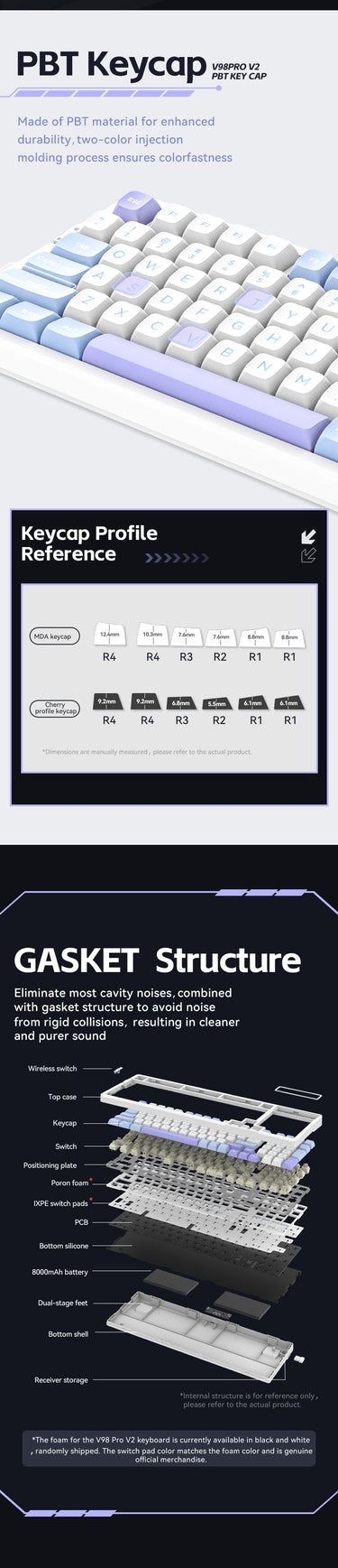 VGN V98 Pro V2 Wireless Mechanical Keyboard