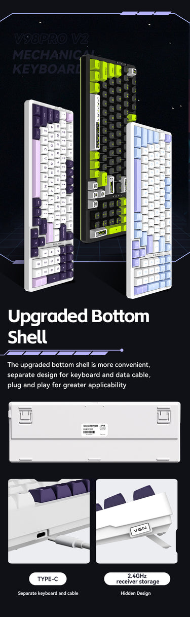 VGN V98 Pro V2 Wireless Mechanical Keyboard