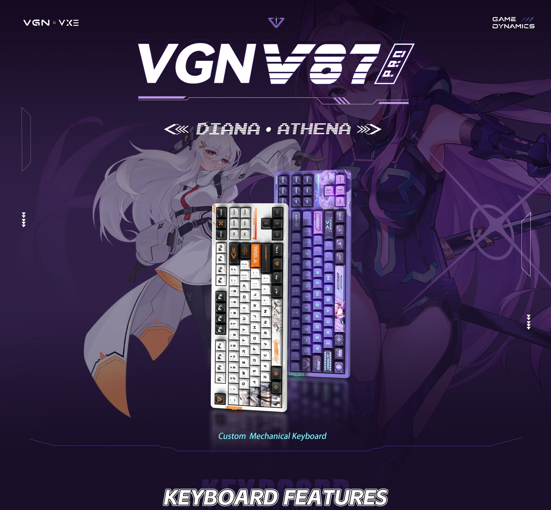 VGN V87 Wireless Mechanical Gaming Keyboard
