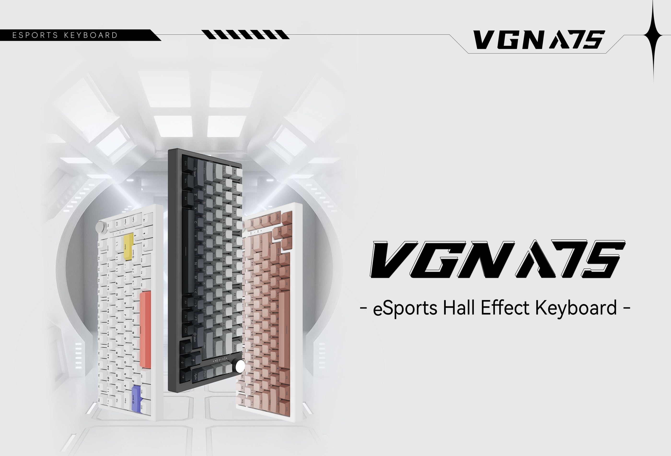 VGN A75 eSports Hall Effect Gasket-Mount Keyboard