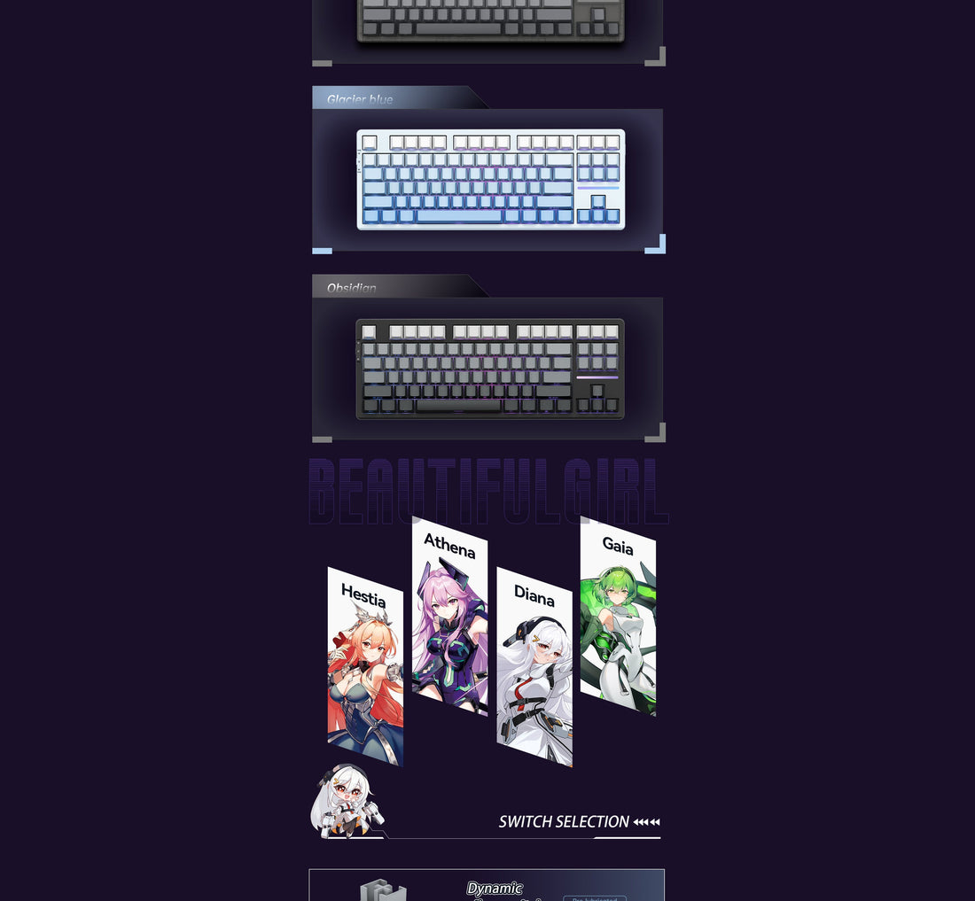 VGN V87 Wireless Mechanical Gaming Keyboard